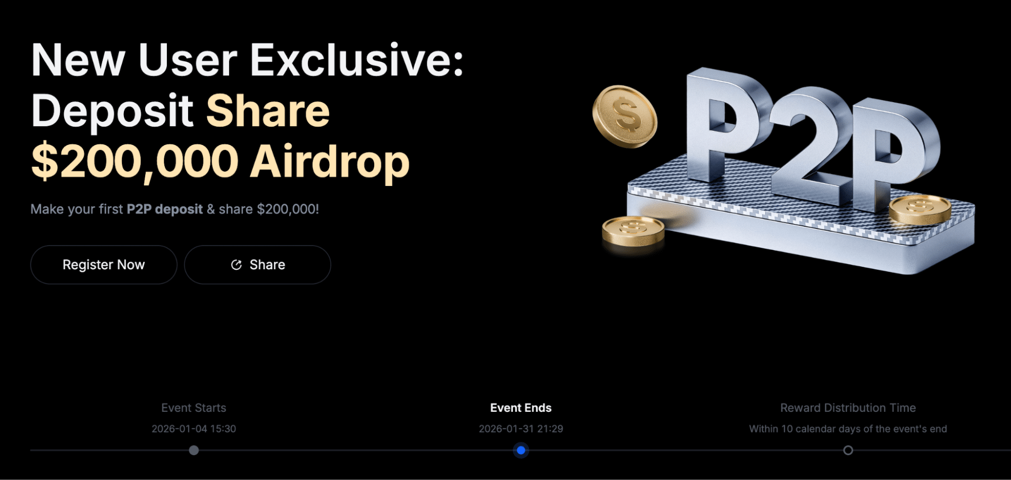 MEXC Launches $200,000 P2P Airdrop: How New Users Can Claim USDT ...